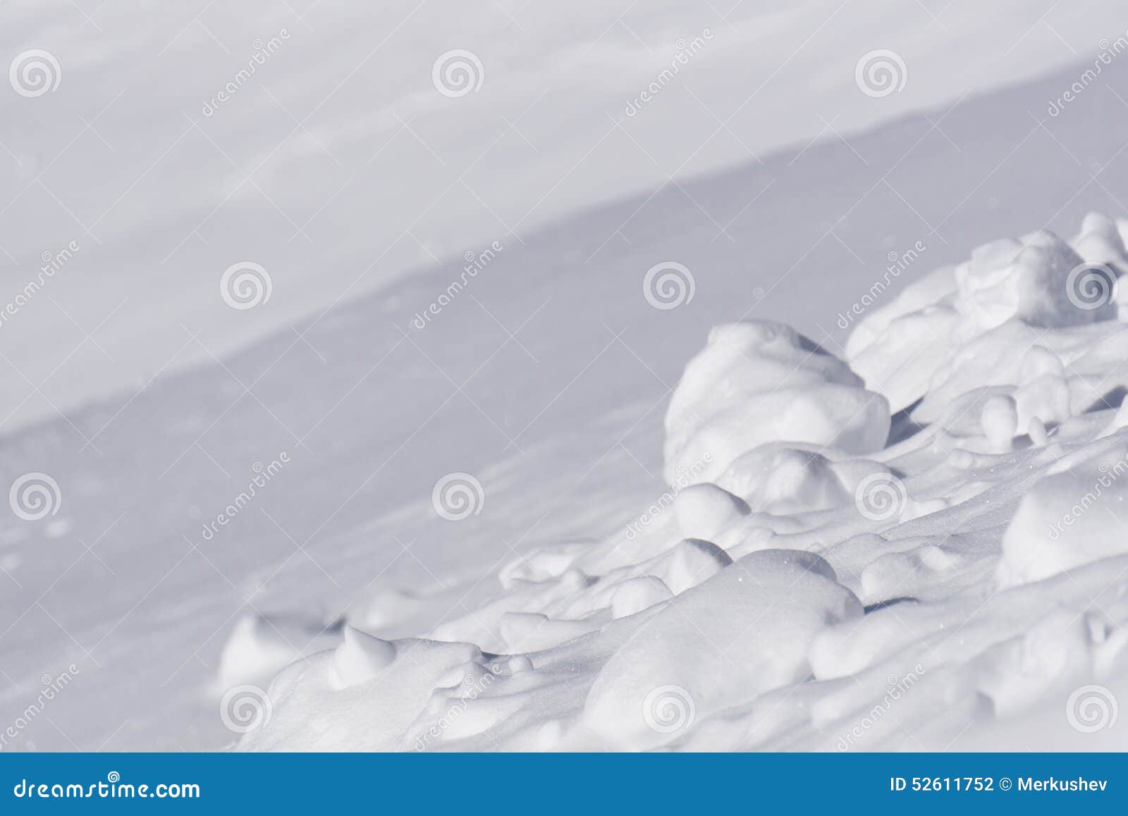 Clumps of snow, winter stock photo. Image of shiny, detail - 52611752