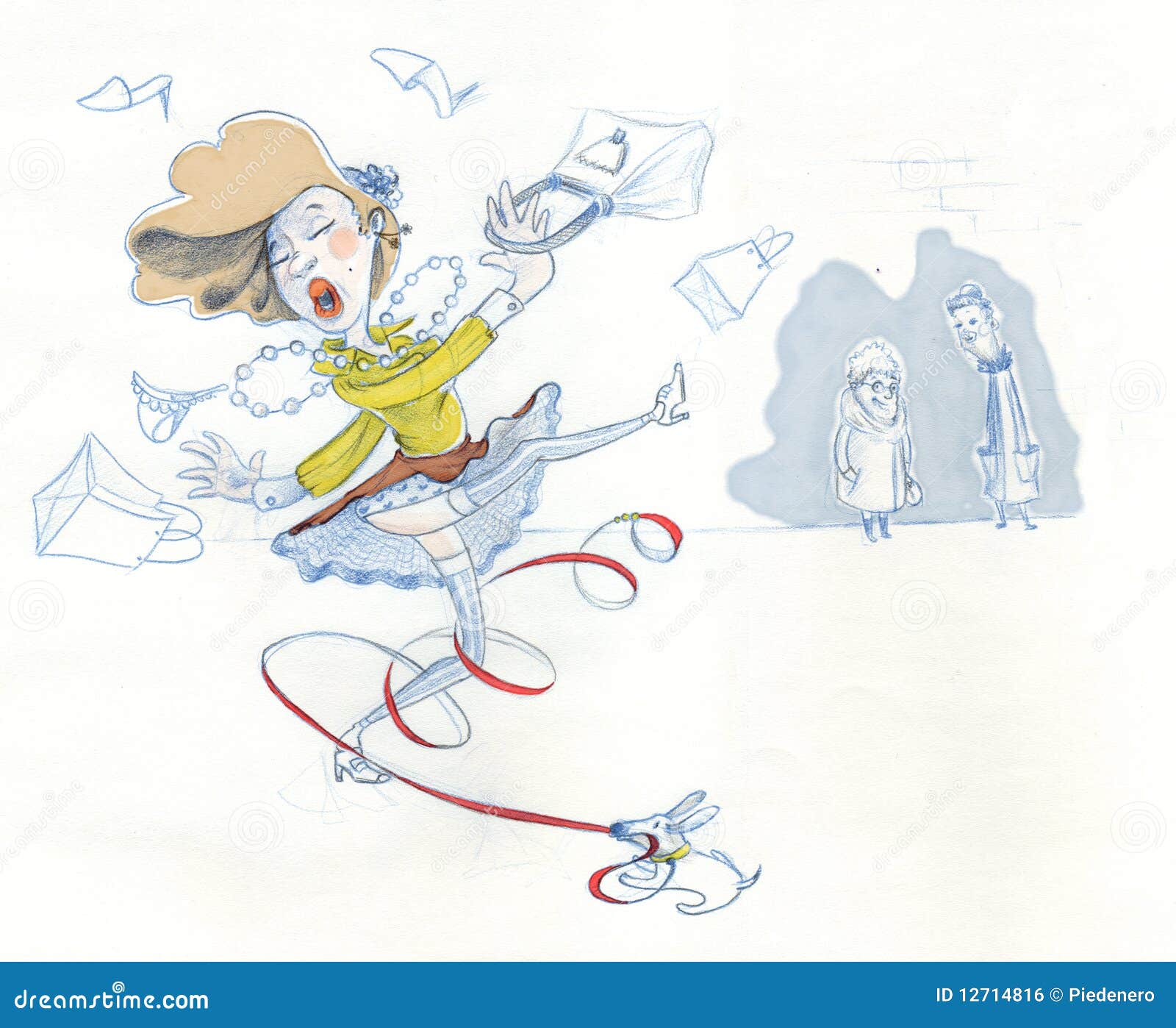 Clumsy stock photo. Image of clumsy, necklace, woman - 12714816