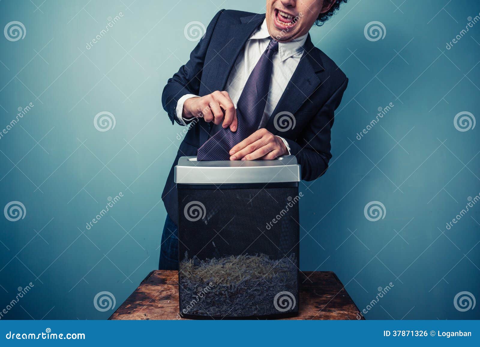 Clumsy businessman stock photo. Image of information - 37871326