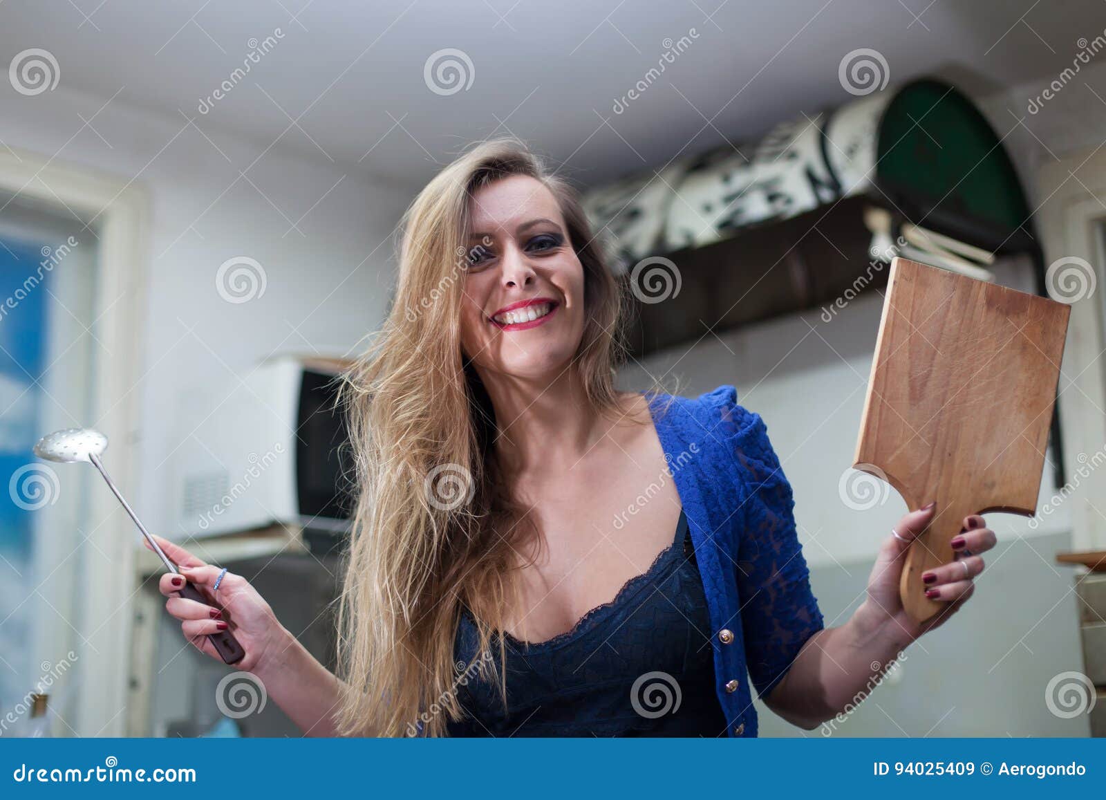 Clumsy cook stock image. Image of cook, clumsy, female - 94025409