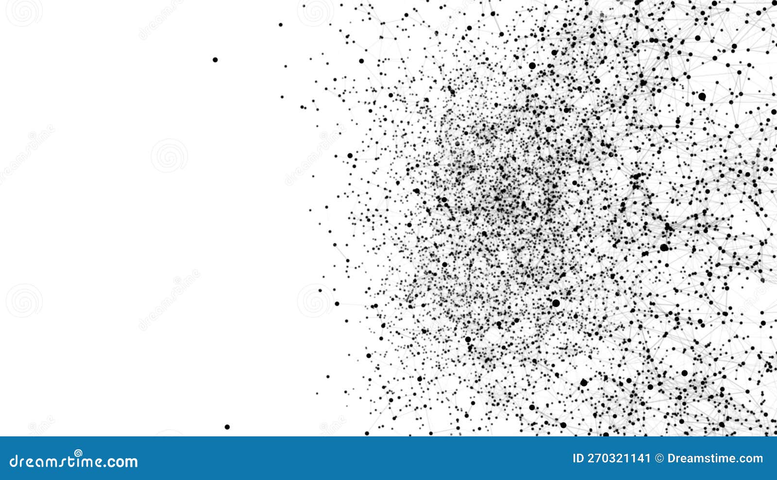 A Cluster of Dark Objects Centered on the Right 4k. Dark Dust. Motion ...