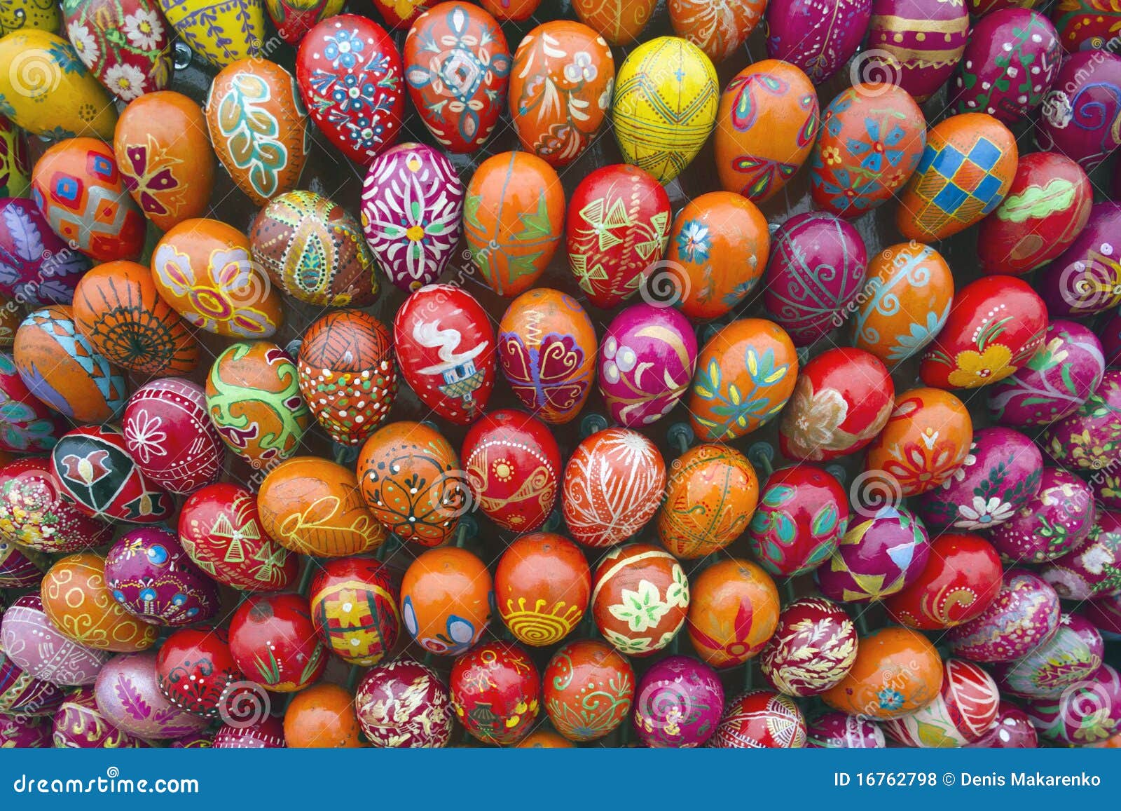 Cluster of easter eggs stock photo. Image of easter, pattern - 16762798