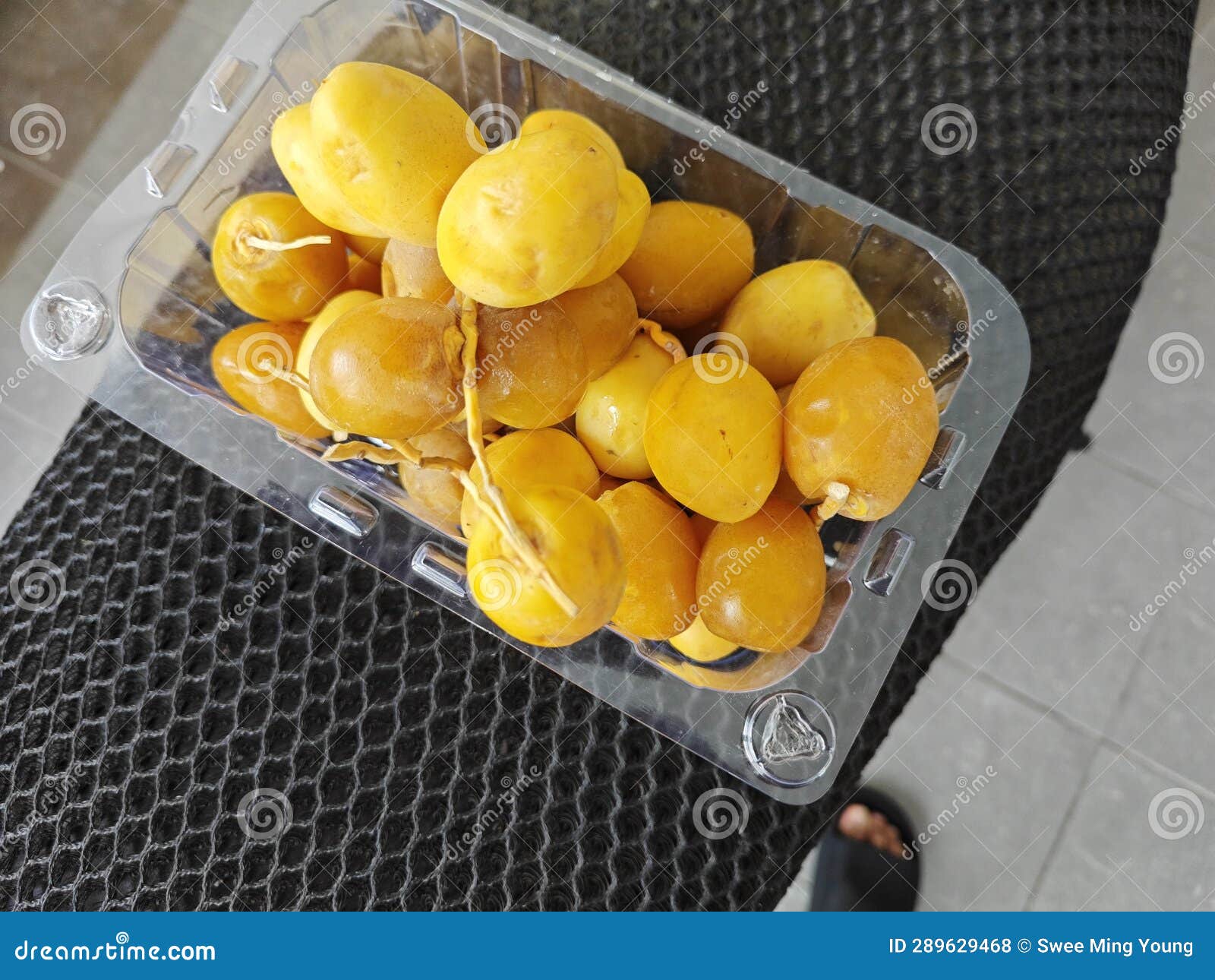 Cluster of Fresh Ripe Yellow Date. Stock Photo - Image of kurma ...