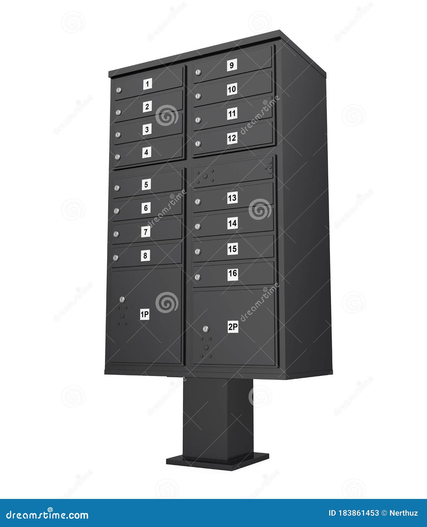 Cluster Mailbox Stock Illustrations – 4 Cluster Mailbox Stock ...