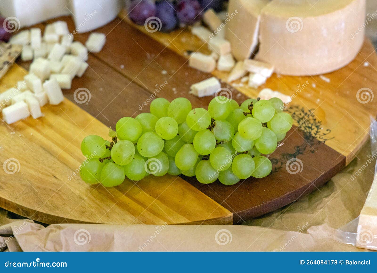 Grapes Cluster Cheese stock photo. Image of fruit, 2022 - 264084178