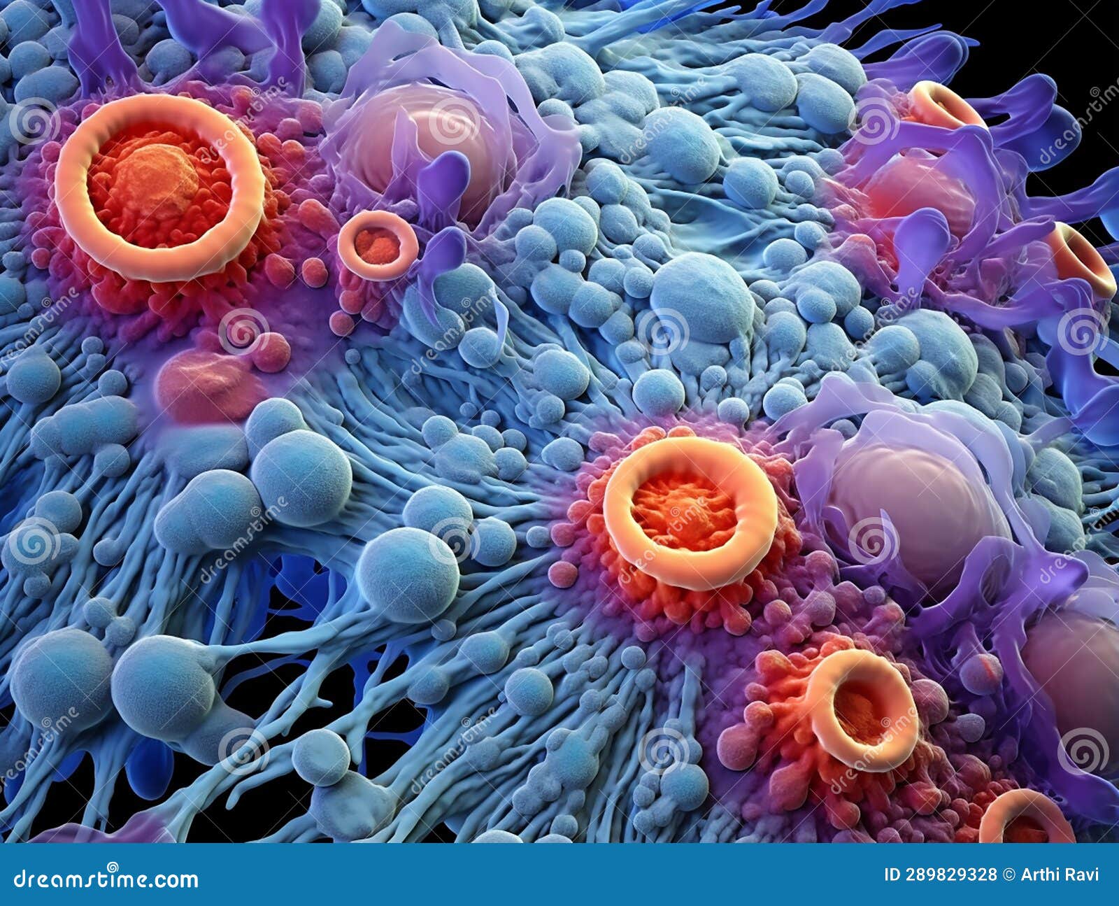 Staphylococcus Aureus Cells Microscopic View Stock Photo - Image of ...