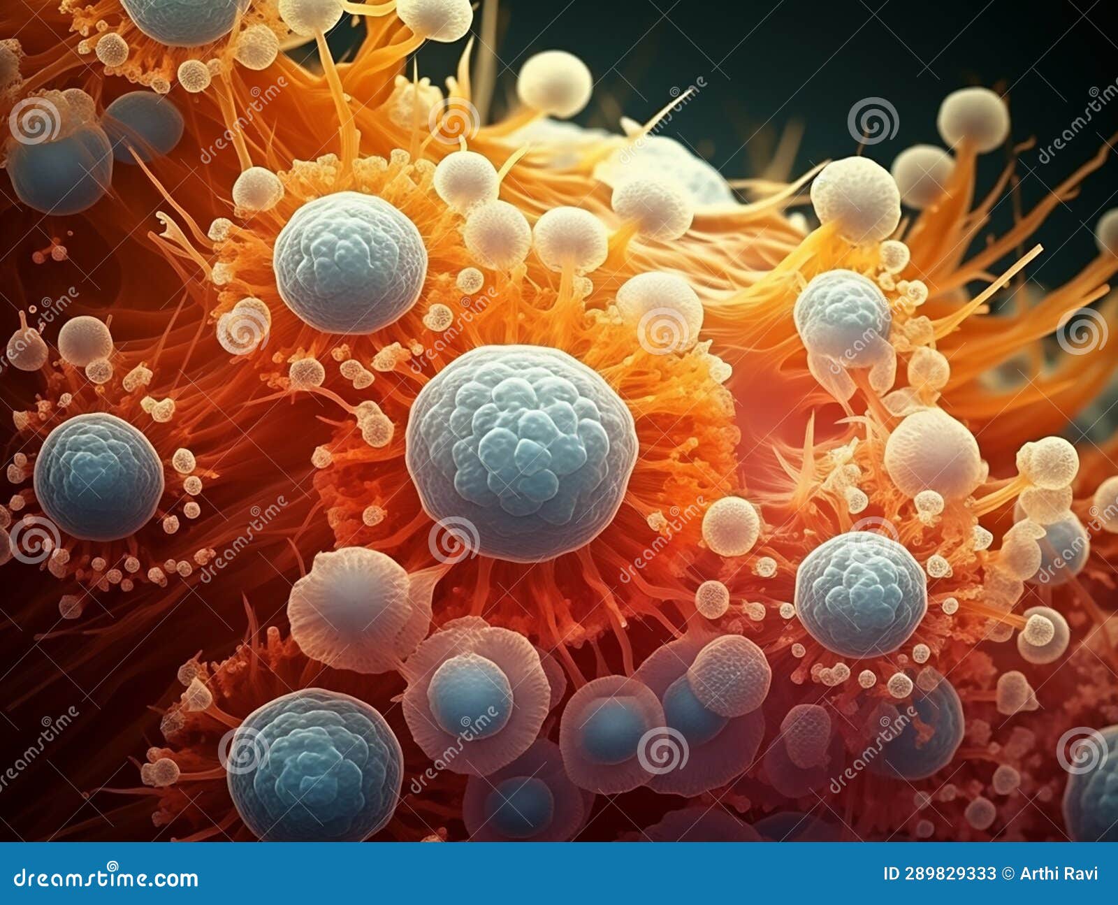 Staphylococcus Aureus Cells Microscopic View Stock Image - Image of ...