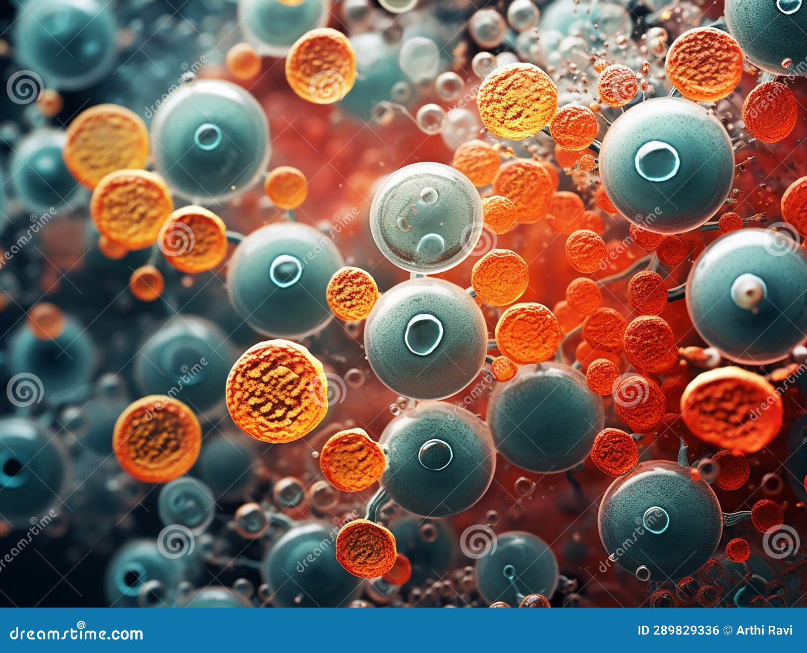 Staphylococcus Aureus Cells Microscopic View Stock Photo - Image of ...