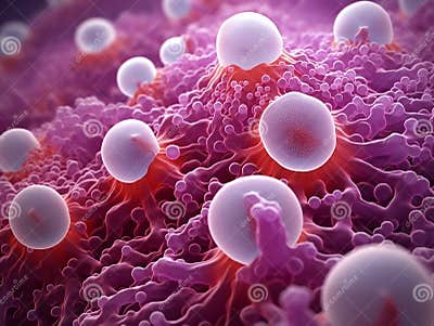 Staphylococcus Aureus Cells Microscopic View Stock Illustration ...