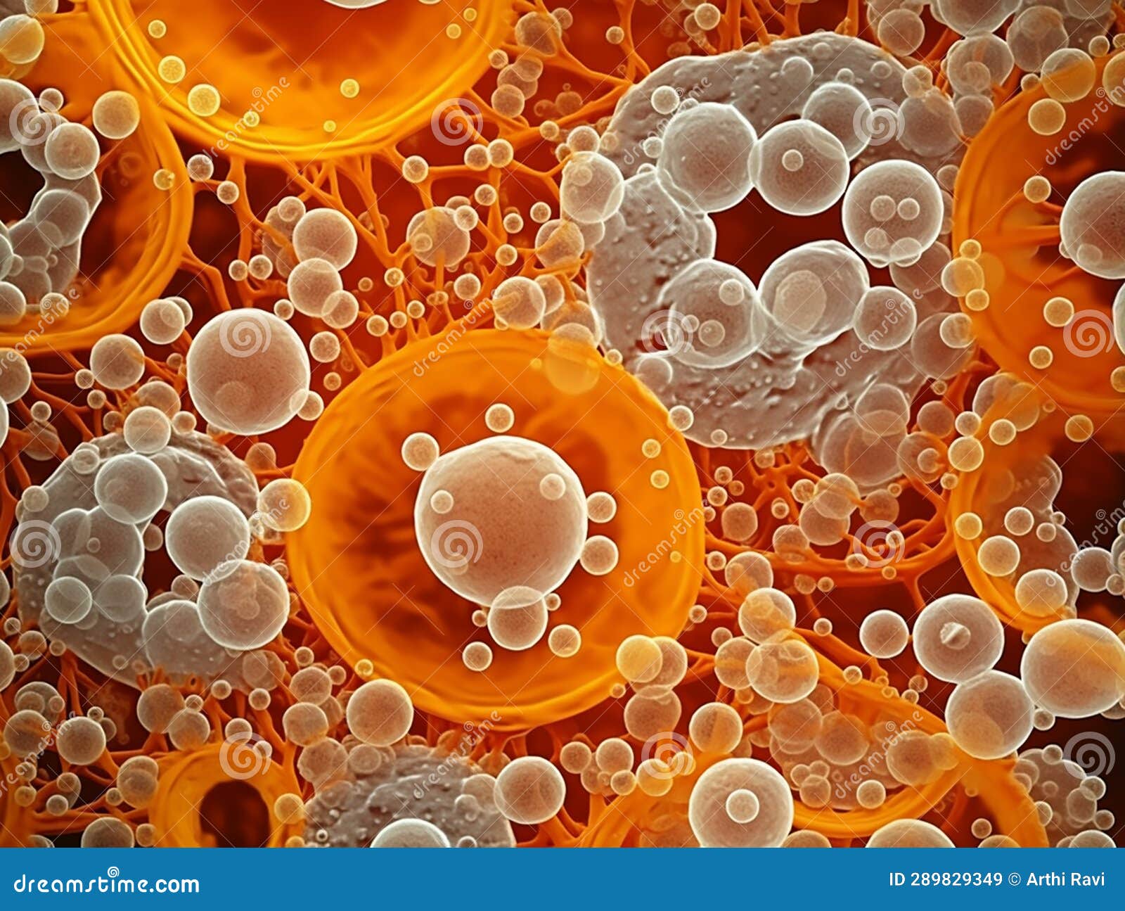 Staphylococcus Aureus Cells Microscopic View Stock Illustration ...