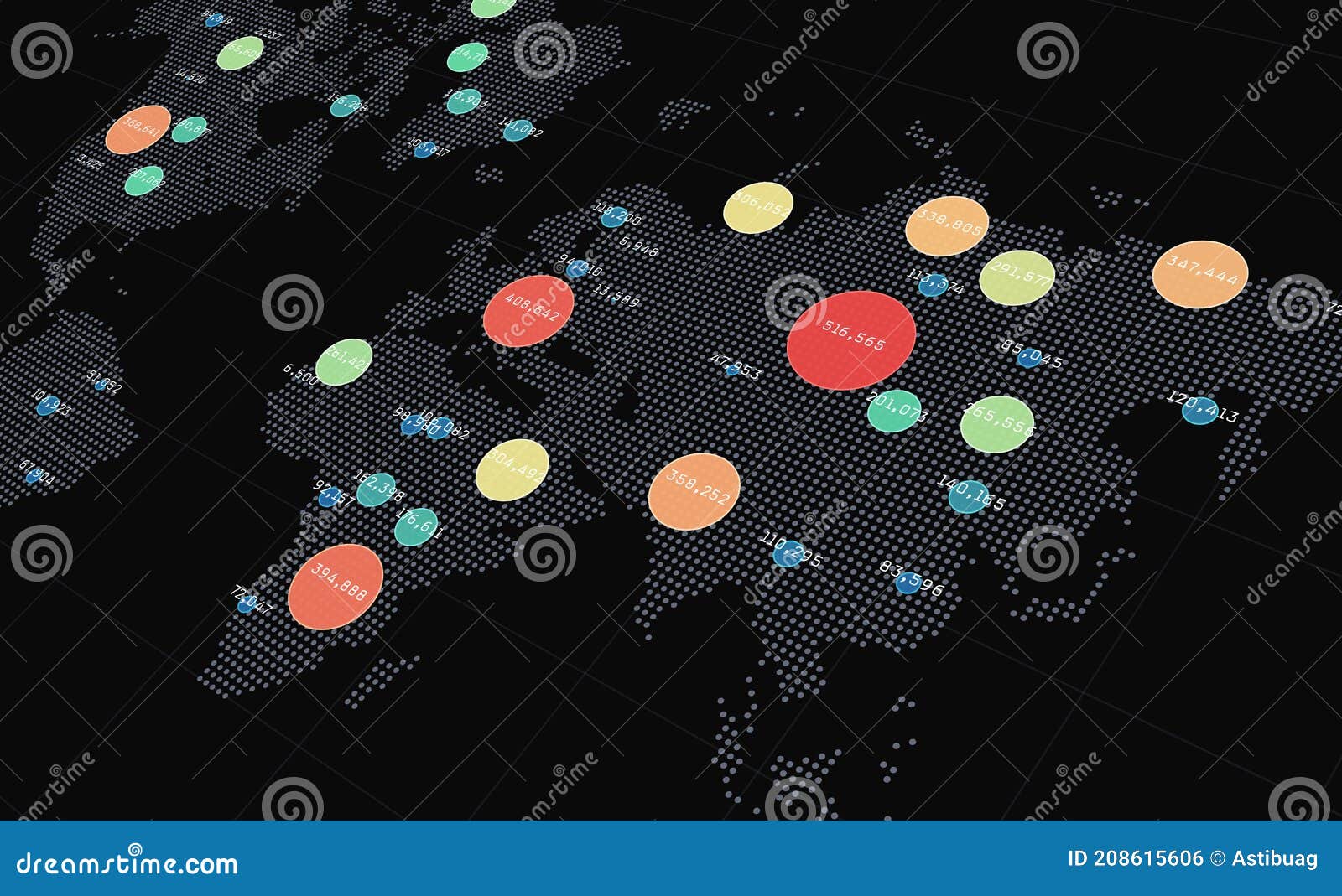 Planet Heatmap Royalty-Free Cartoon | CartoonDealer.com #15560123