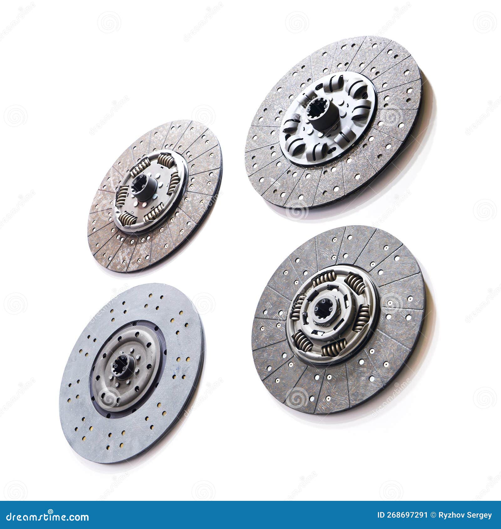 Clutch Discs in Shop Isolated White Stock Image - Image of service ...