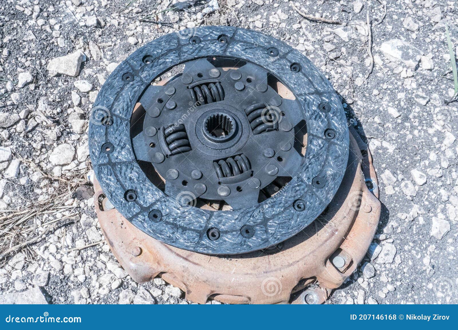 Clutch drive. Car parts stock photo. Image of spare - 207146168