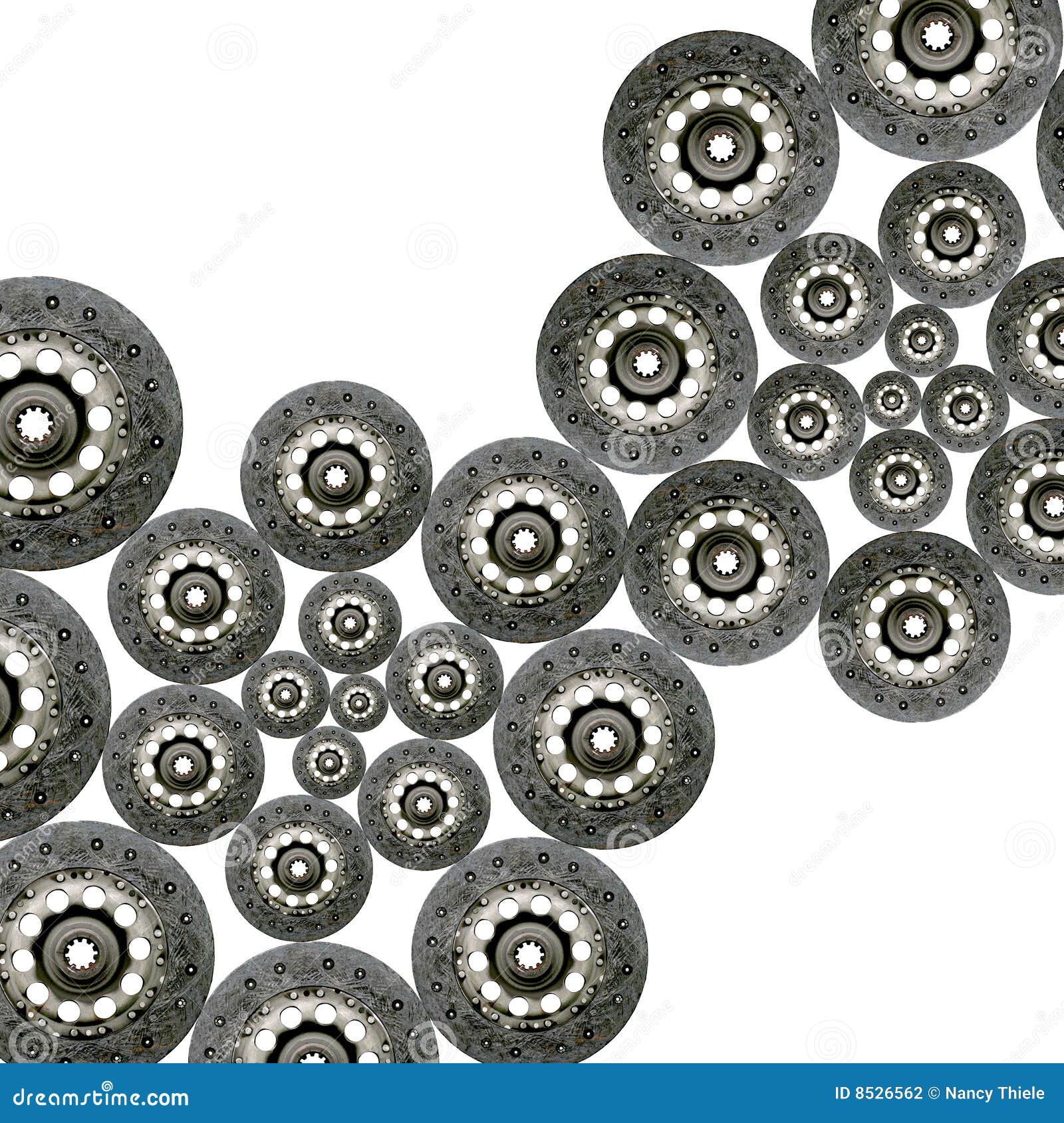 Clutch plate background stock photo. Image of auto, spiral - 8526562