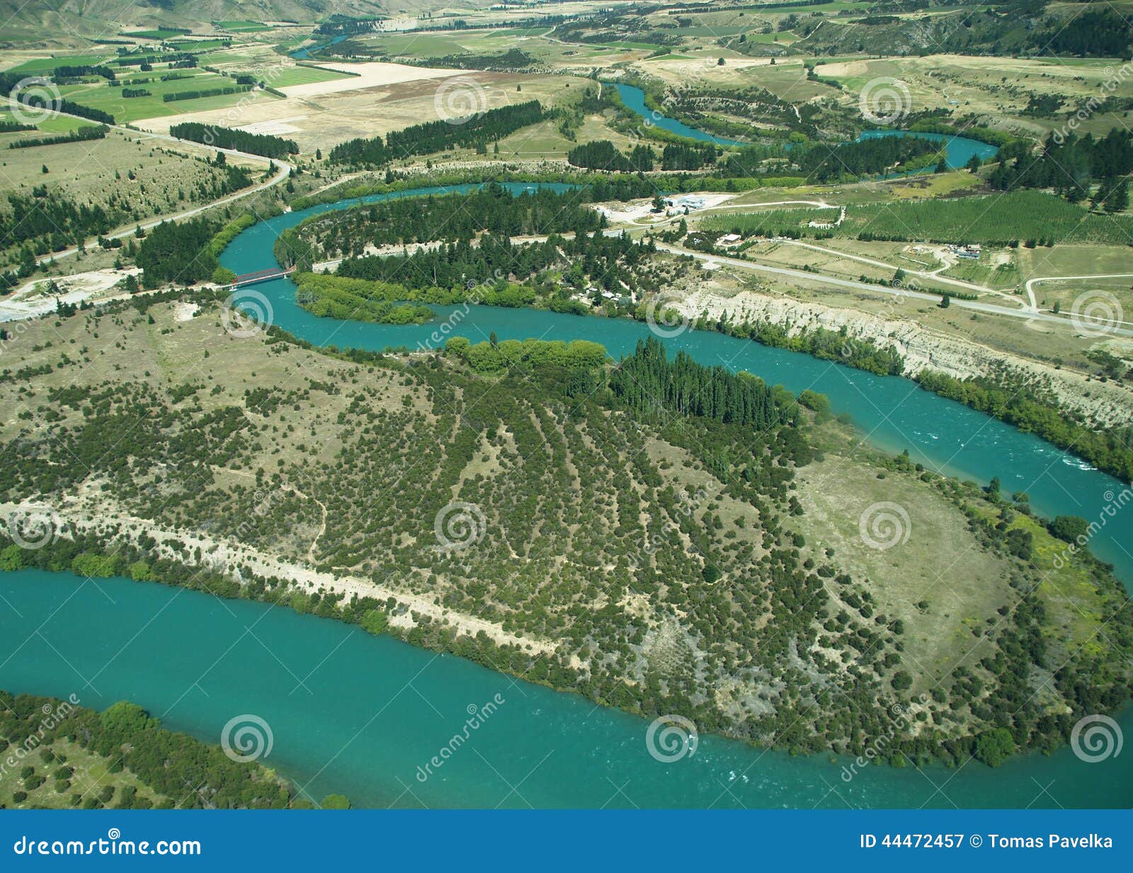 Clutha river stock image. Image of blue, clutha, aerial - 44472457