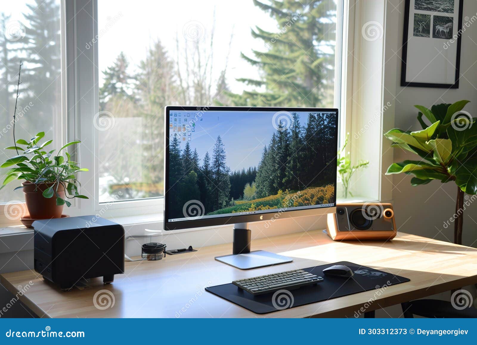 Clutter Computer Work Desk Stock Illustration | CartoonDealer.com ...