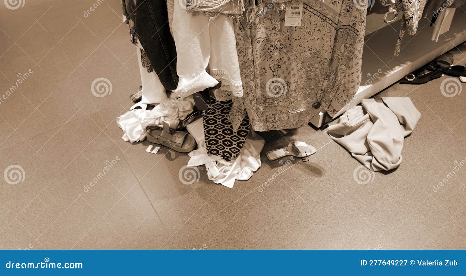 Things Scattered on the Floor in a Store Stock Image - Image of cute ...