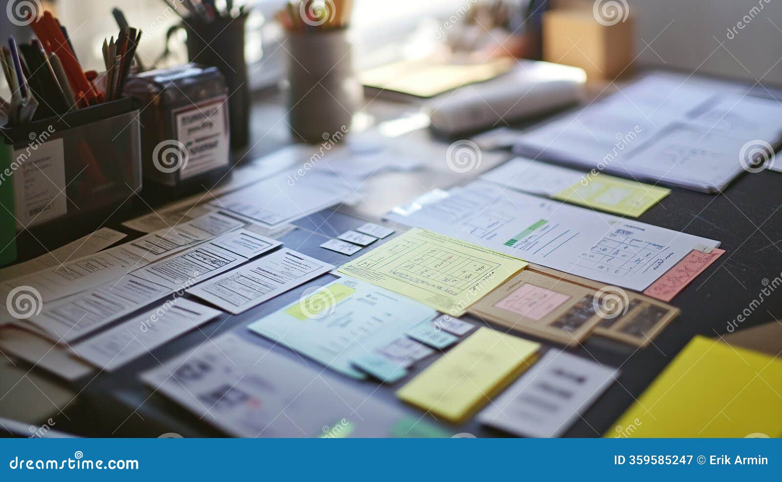 Cluttered Sticky Notes Board. Generate Ai Royalty-Free Stock Photo ...