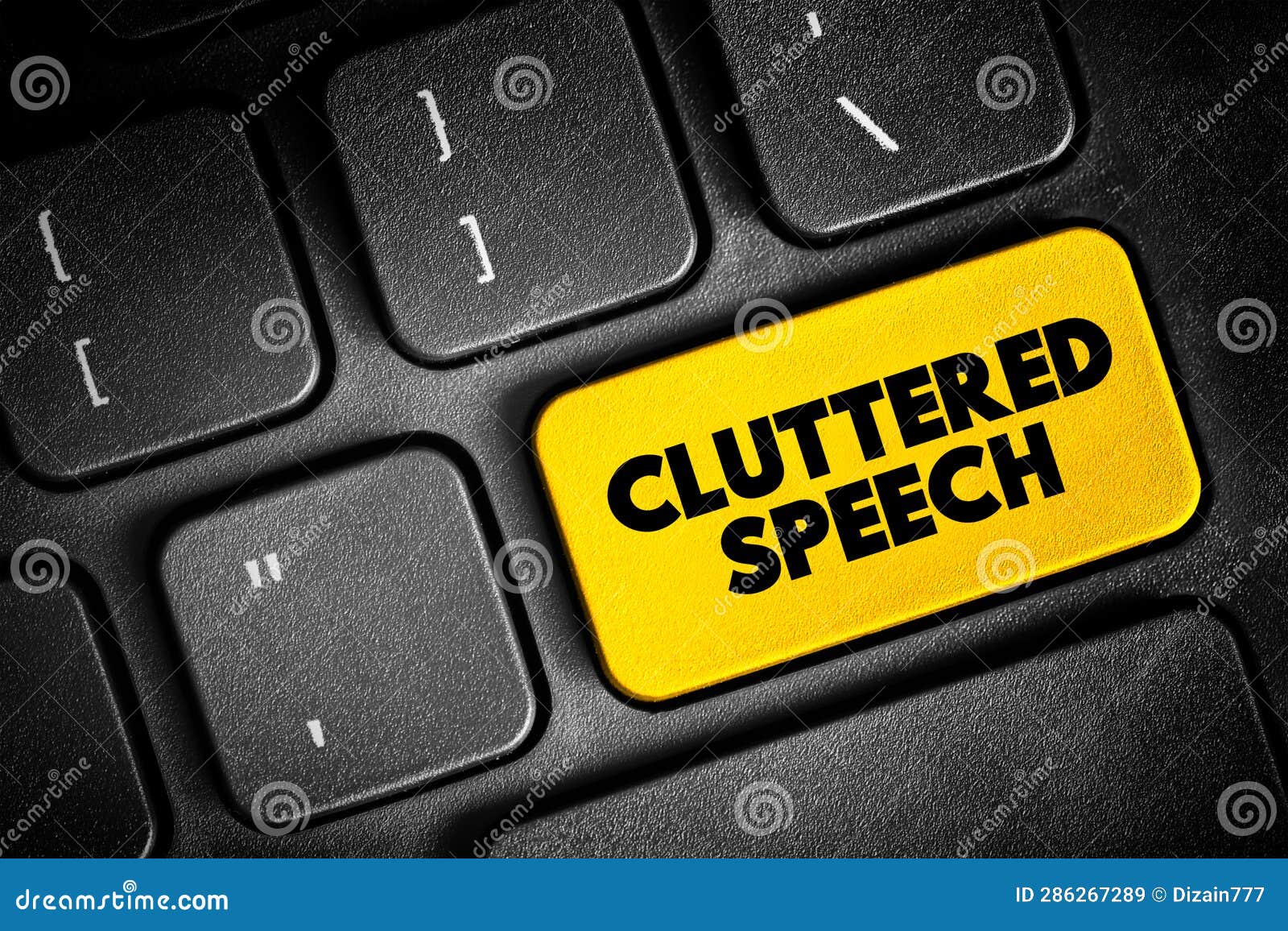 Cluttered Speech Text With Marker Stock Photo | CartoonDealer.com ...