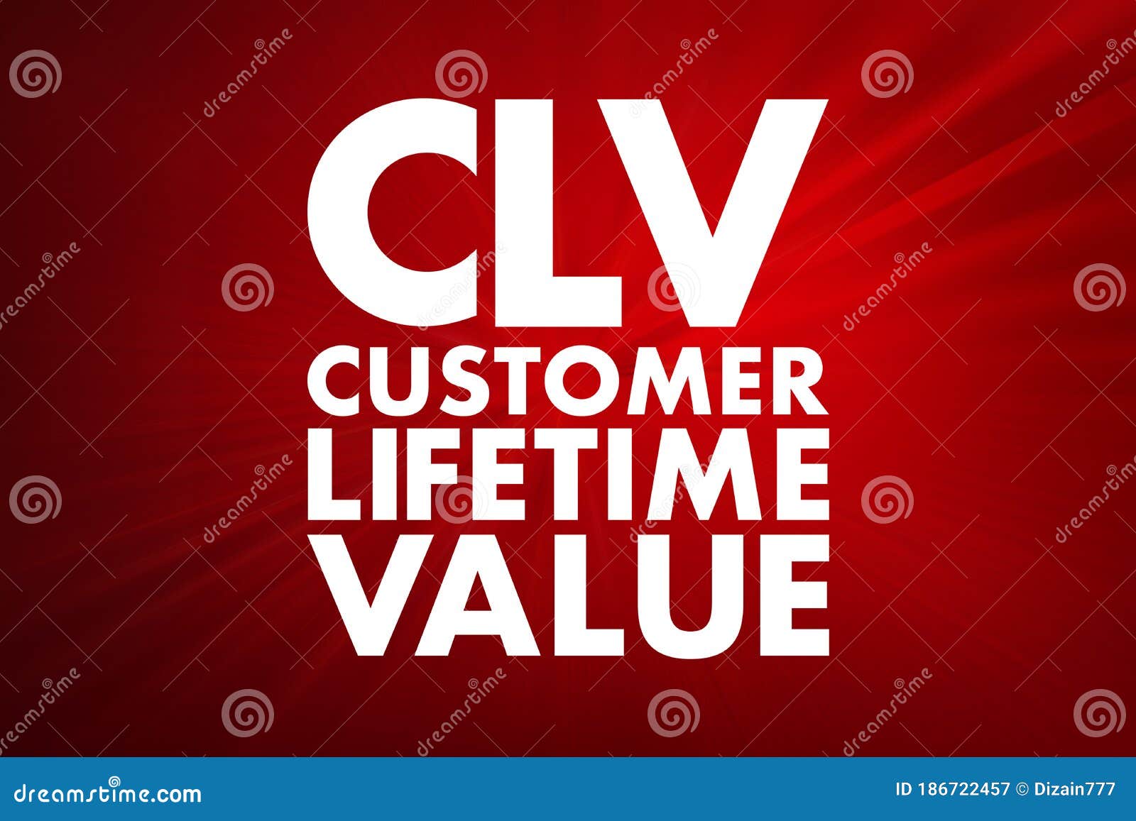 CLV - Customer Lifetime Value Acronym, Business Concept Background ...