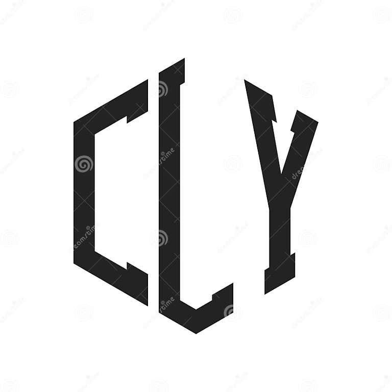 CLY Logo Design. Initial Letter CLY Monogram Logo Using Hexagon Shape ...
