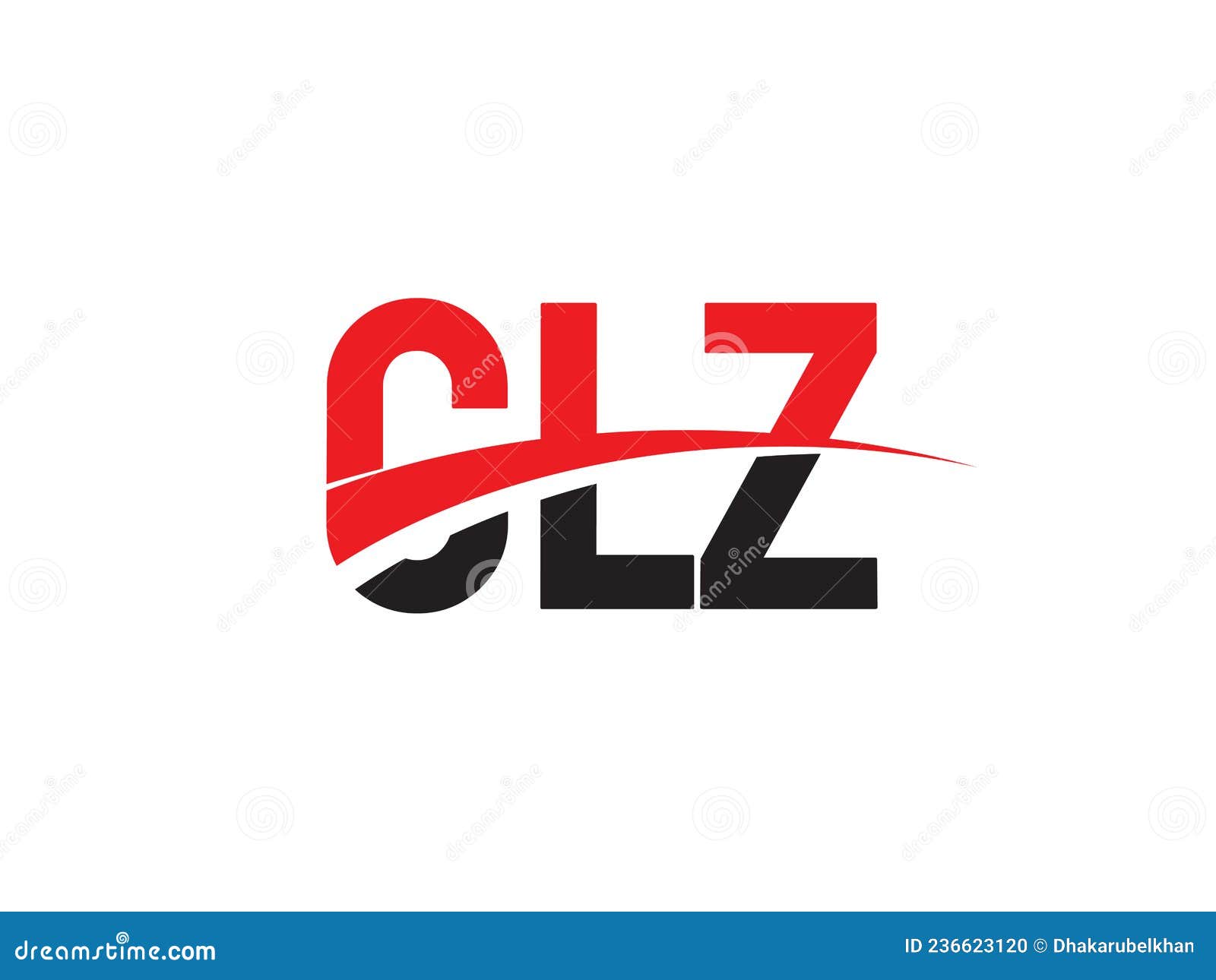 CLZ Letter Initial Logo Design Vector Illustration Stock Vector ...