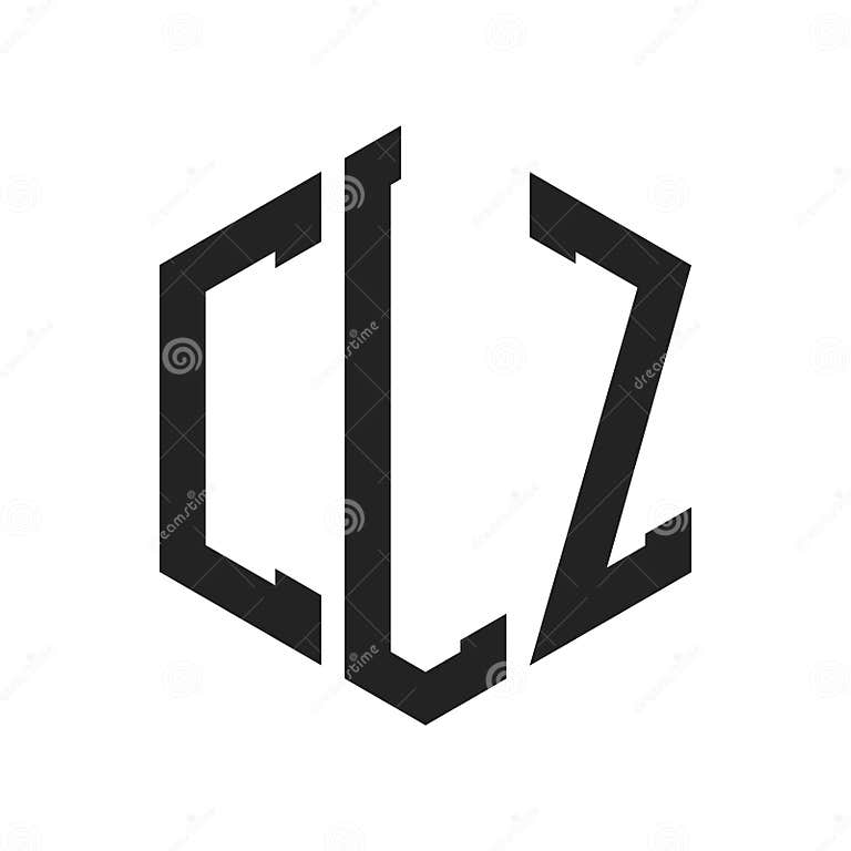 CLZ Logo Design. Initial Letter CLZ Monogram Logo Using Hexagon Shape ...