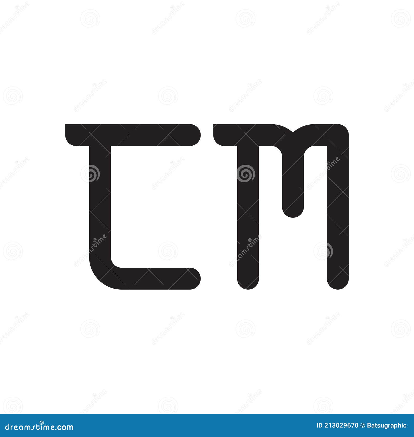 Cm Initial Letter Vector Logo Icon Stock Vector - Illustration of ...