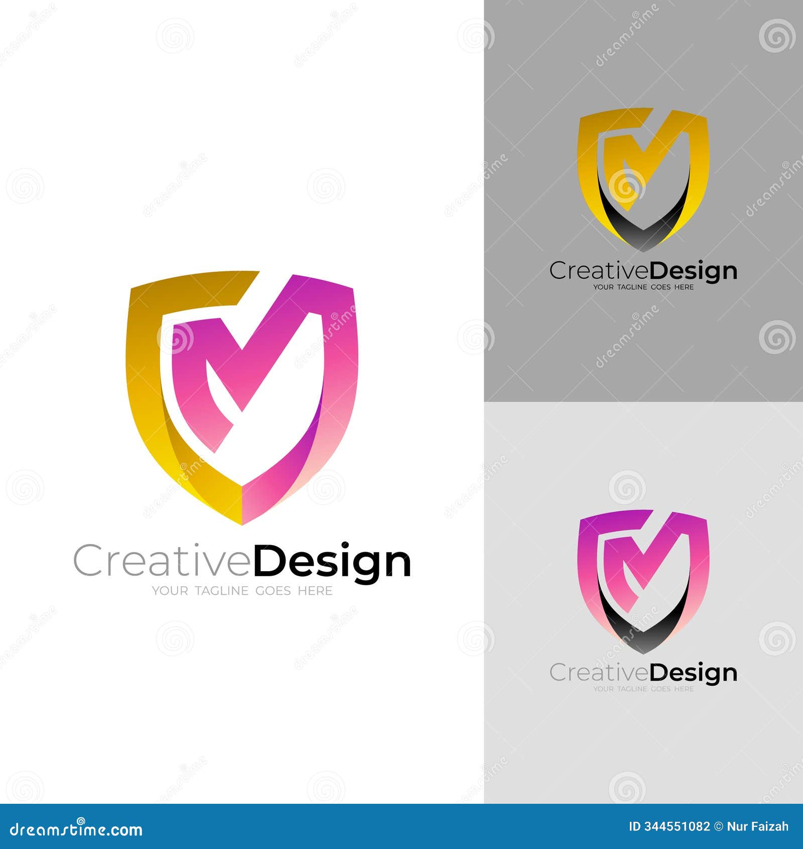 CM Logo with Shield Design Combination, Security Logos Stock ...