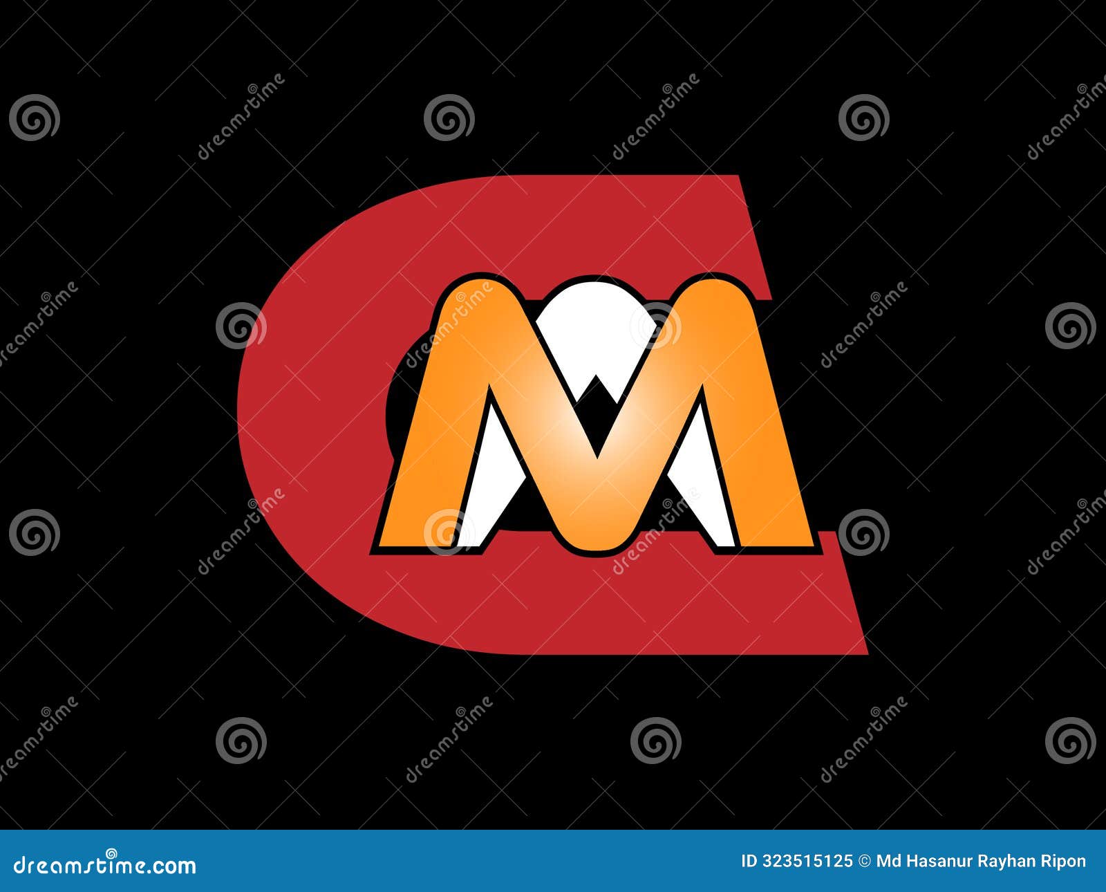 CMA Letter Logo Design. CMA Simple and Modern Monogram Logo Stock ...