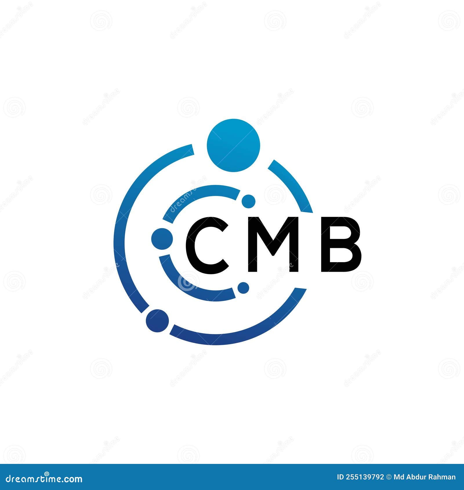 CMB Letter Logo Design on White Background. CMB Creative Initials ...