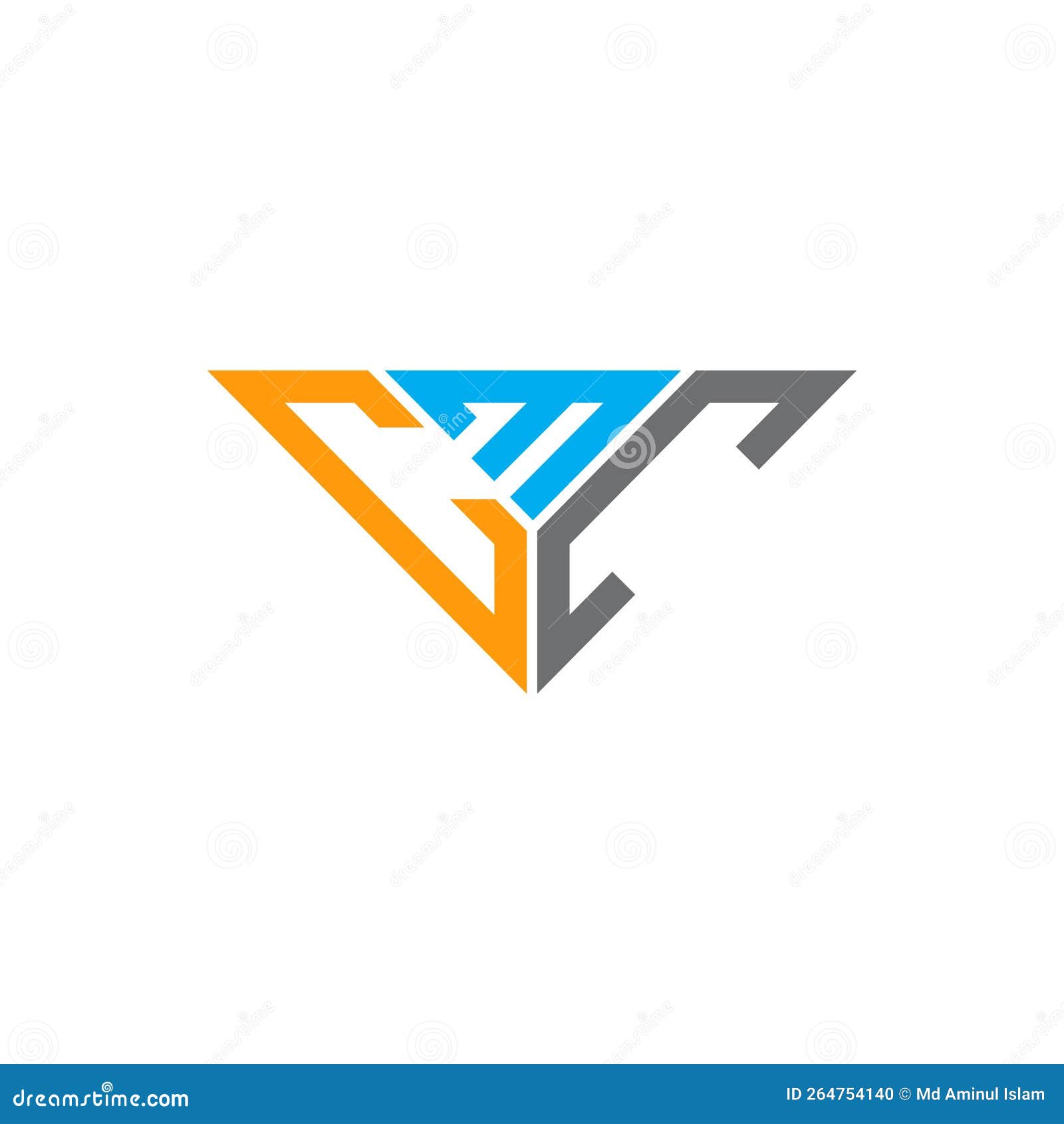 CMC Letter Logo Creative Design with Vector Graphic, Stock Vector ...