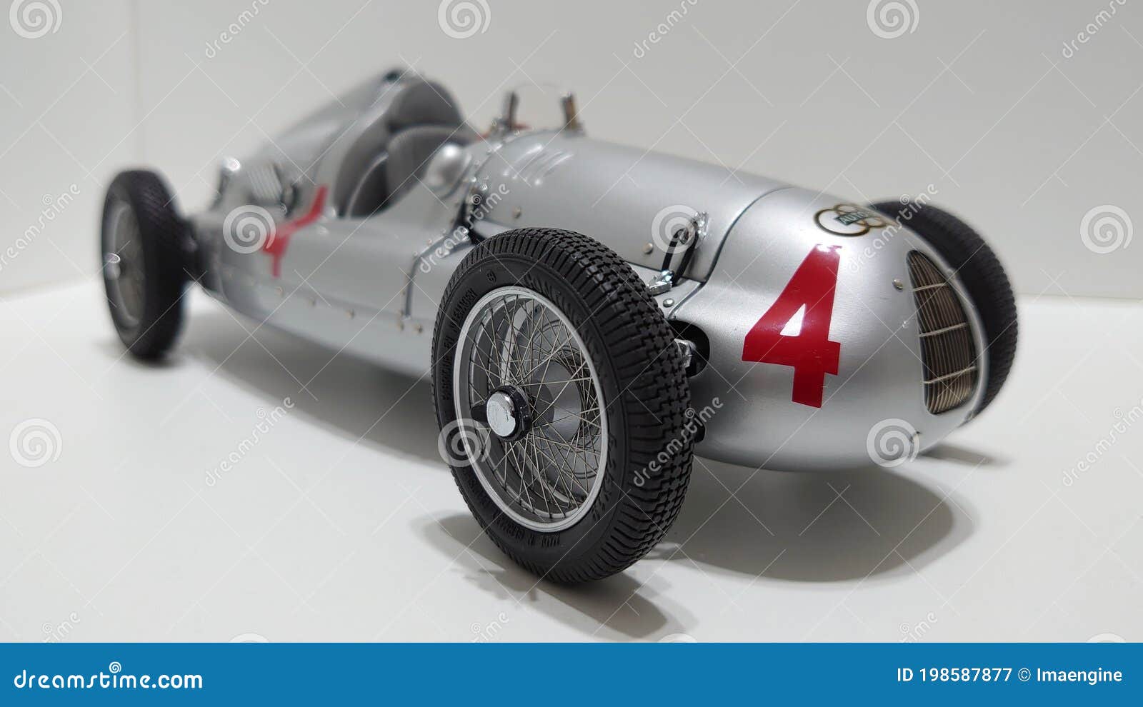 Cmc 1/18 Scale Model Car - German Silver Arrow Racing Chassis, Auto ...