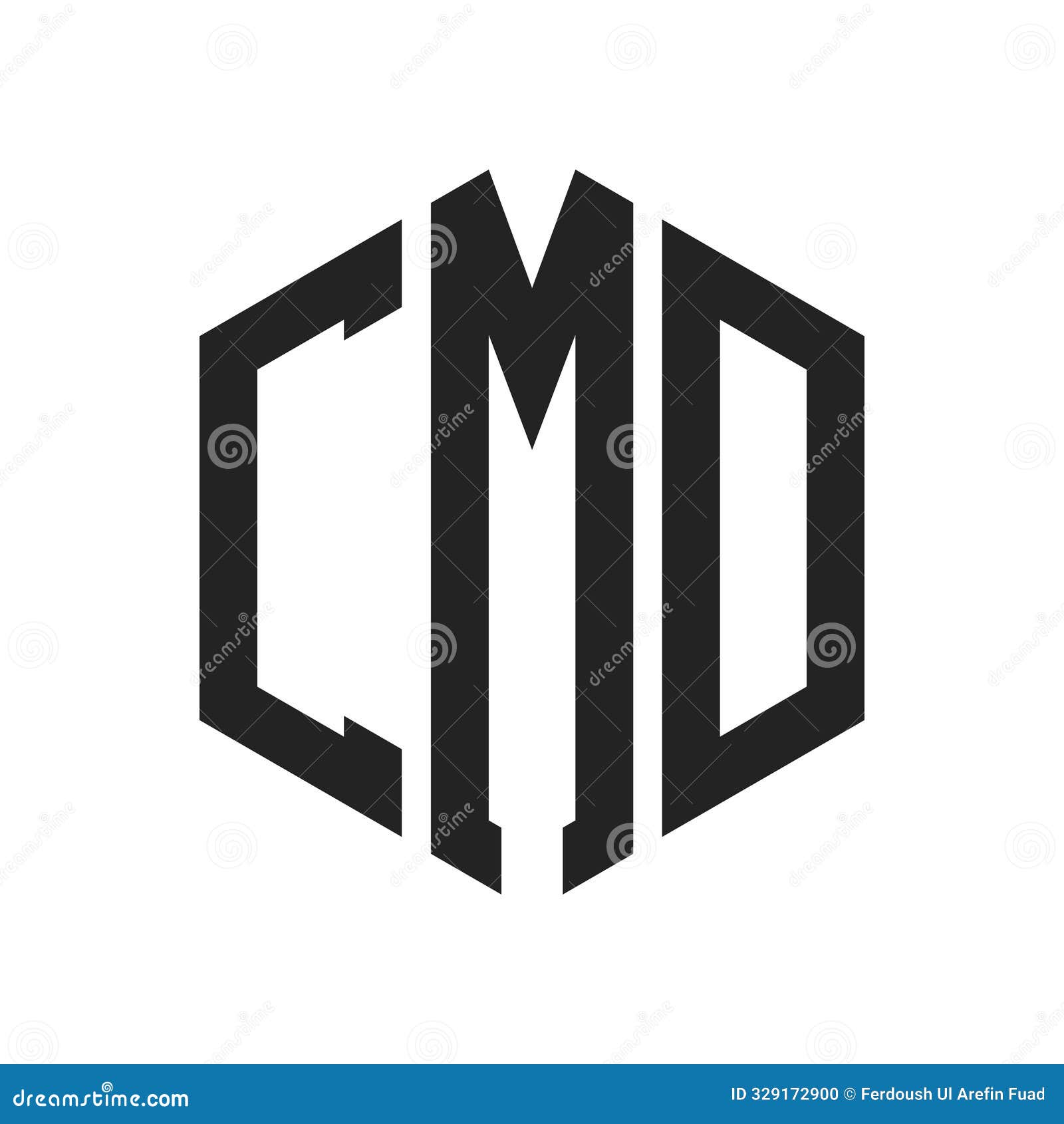 CMD Logo Design. Initial Letter CMD Monogram Logo Using Hexagon Shape ...