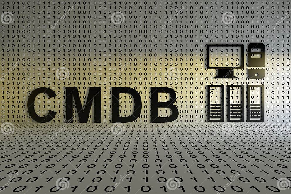 CMDB Concept Text Sunlight 3D Stock Illustration - Illustration of cmdb ...