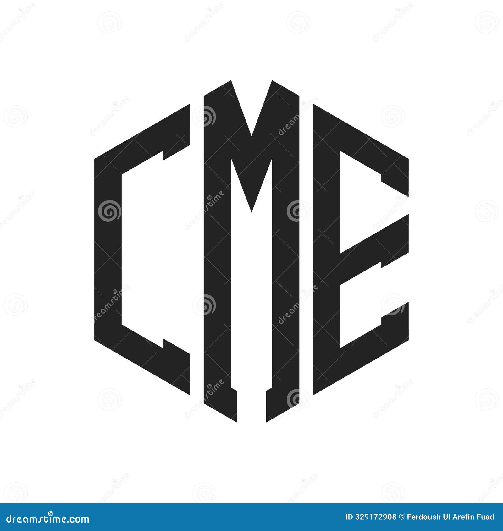 CME Logo Design. Initial Letter CME Monogram Logo Using Hexagon Shape ...