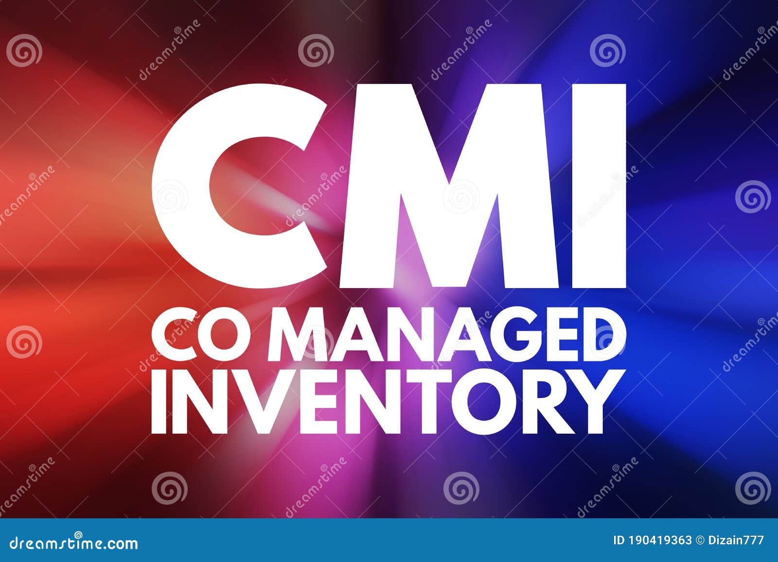 CMI, Co-managed Inventory. Concept With Keywords, People And Icons ...