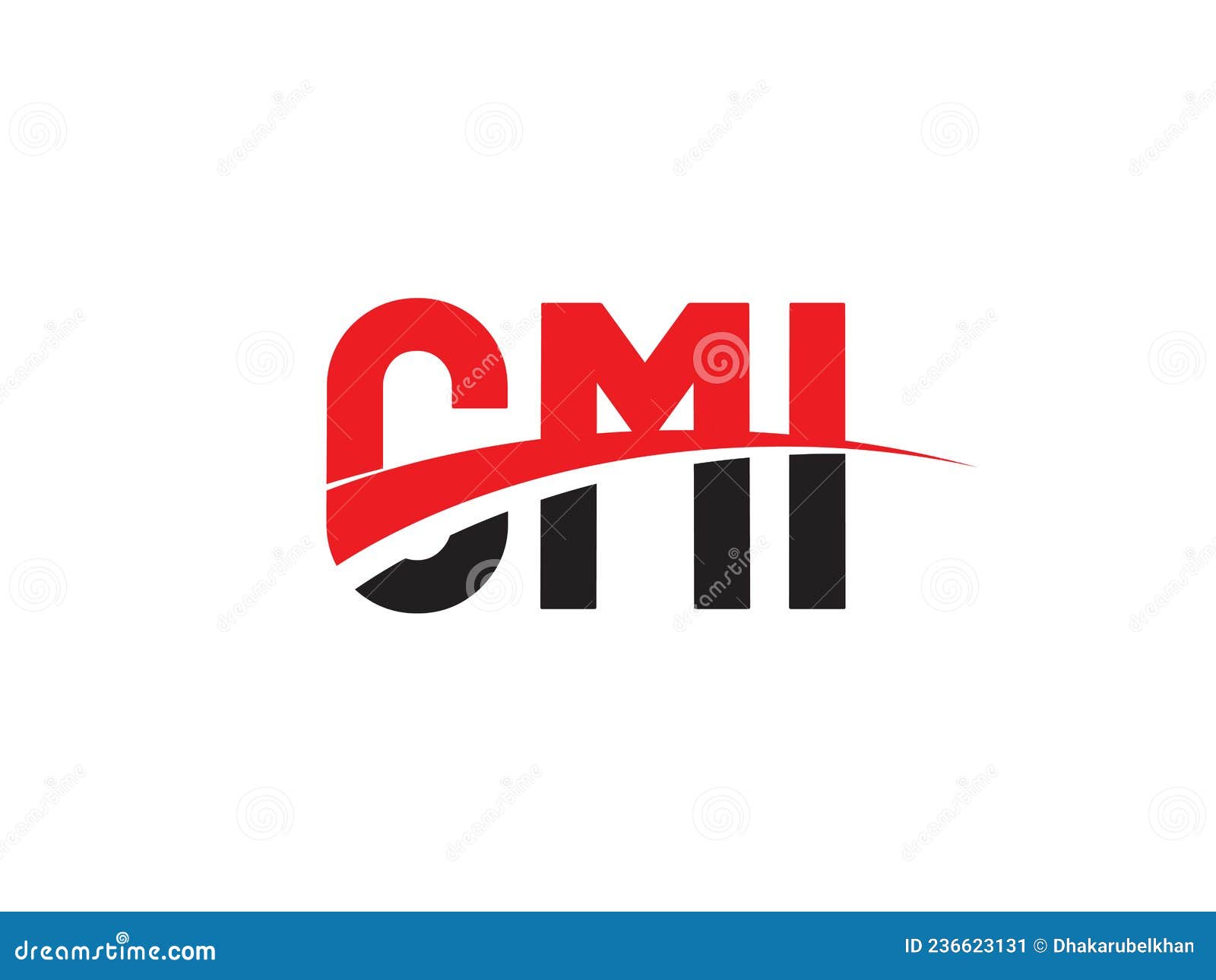 CMI Letter Initial Logo Design Vector Illustration Stock Vector ...