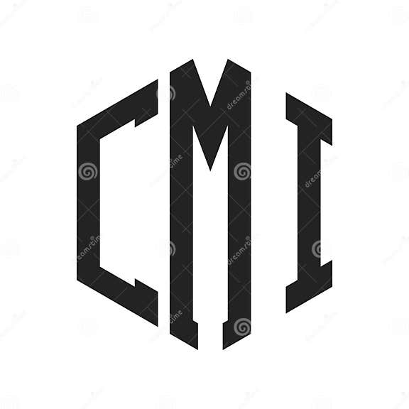 CMI Logo Design. Initial Letter CMI Monogram Logo Using Hexagon Shape ...