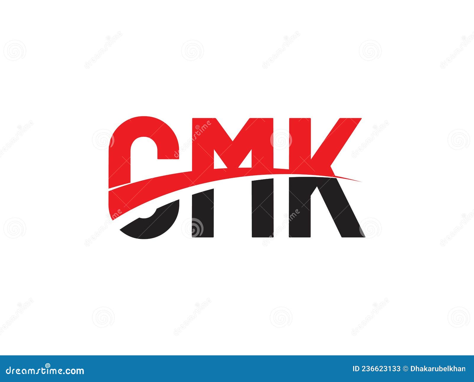 CMK Letter Initial Logo Design Vector Illustration Stock Vector ...