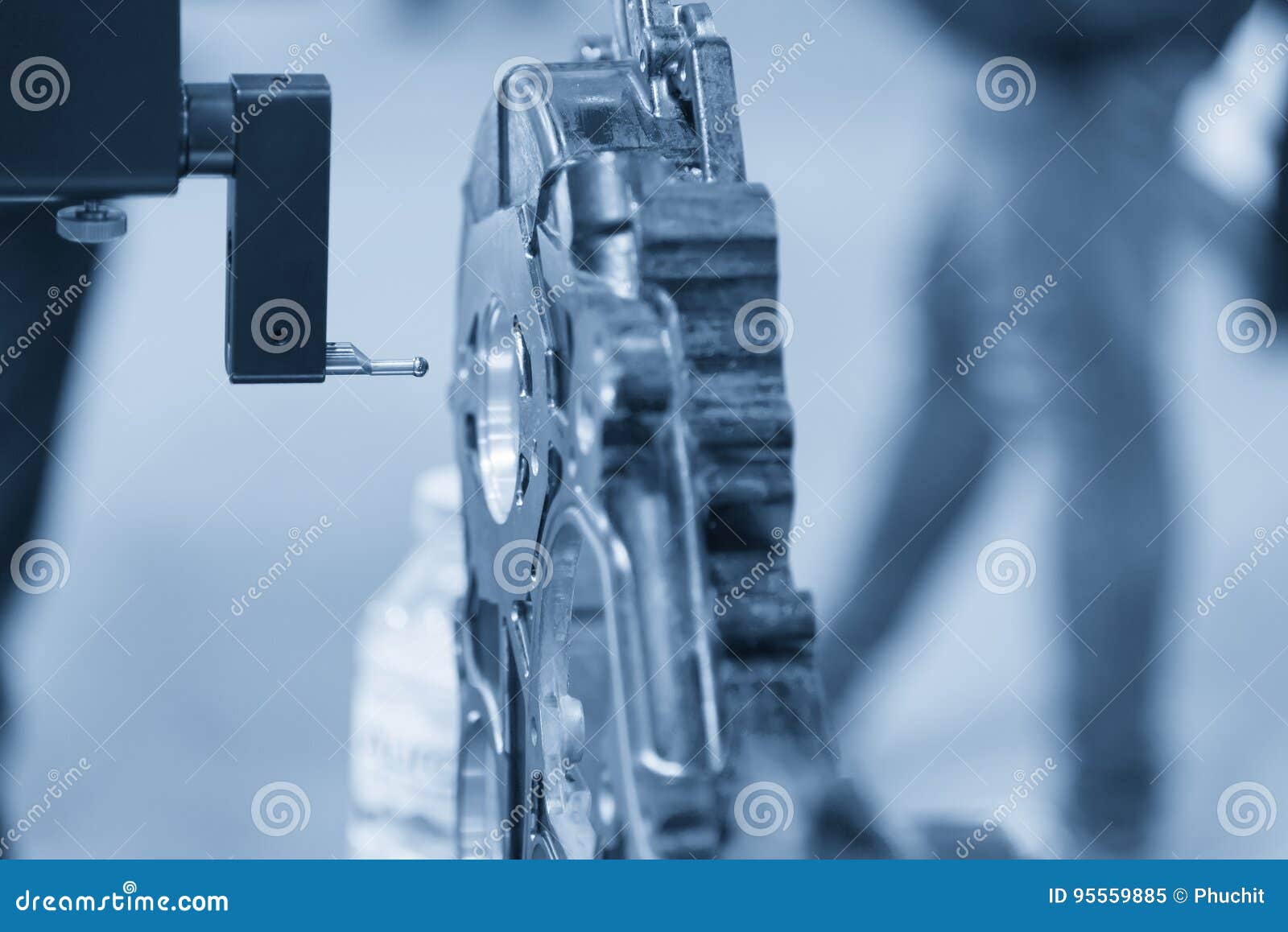 The CMM, Coordinate Measuring Machine Stock Image - Image of machining ...