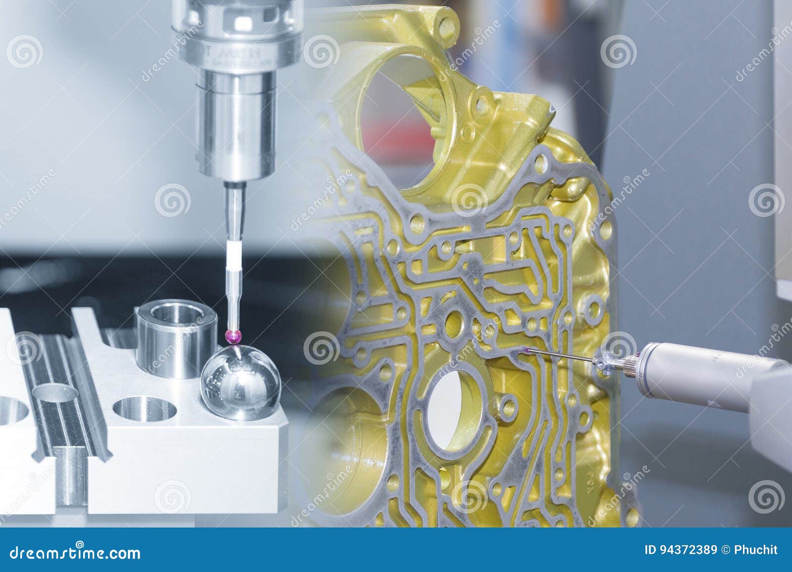 The CMM, Coordinate Measuring Machine Stock Image - Image of accuracy ...