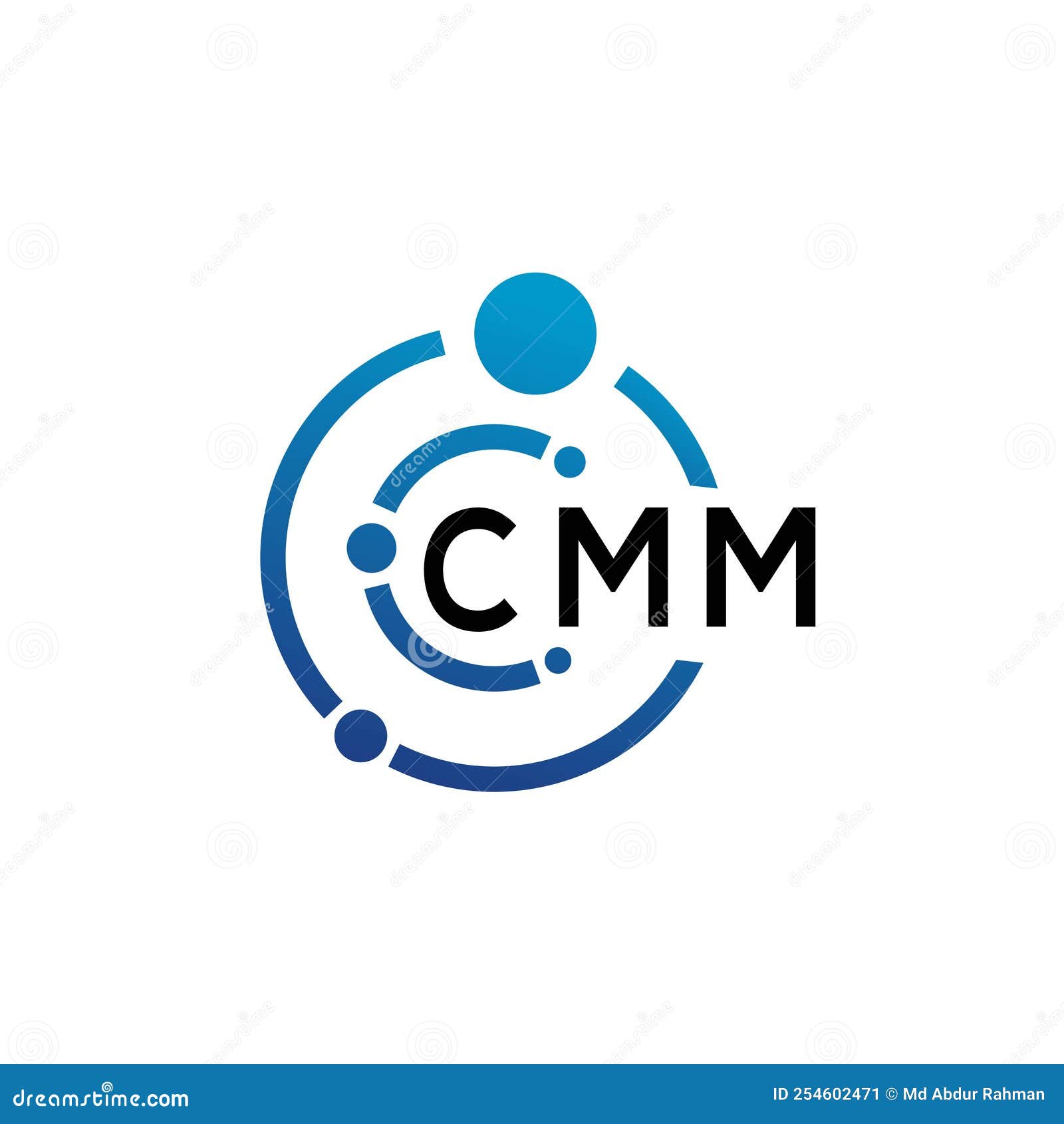 CMM Letter Logo Design on White Background. CMM Creative Initials ...