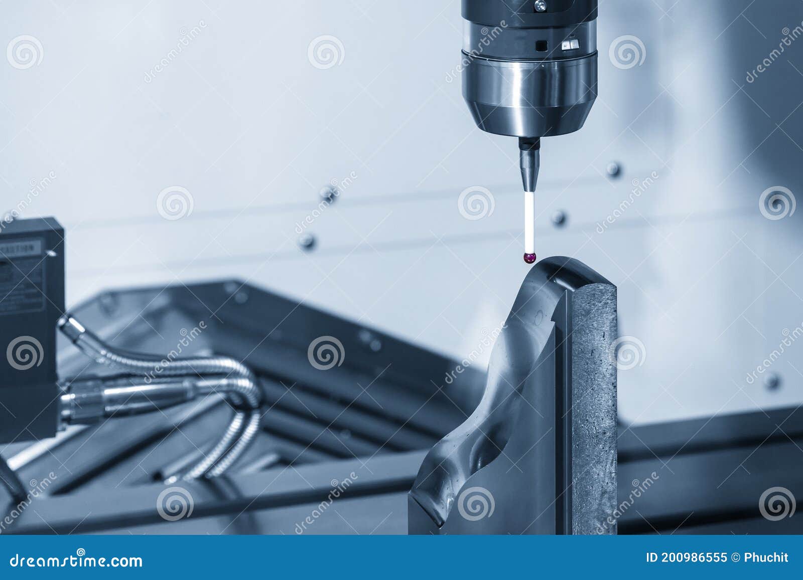 The CMM Machine Checking the Hi-precision Core Insert Parts . Stock ...