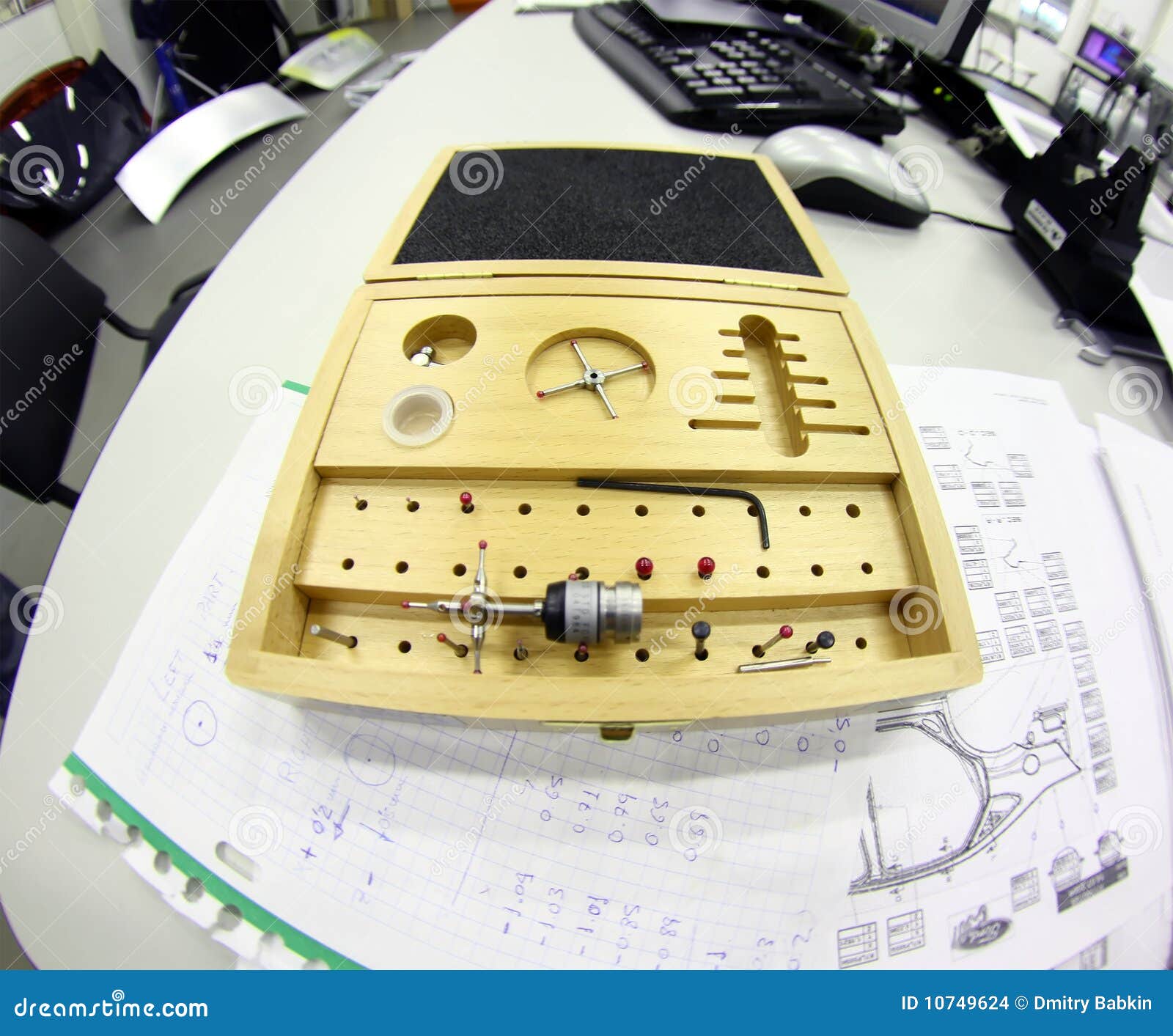 CMM measuring head stock photo. Image of plumber, accuracy - 10749624