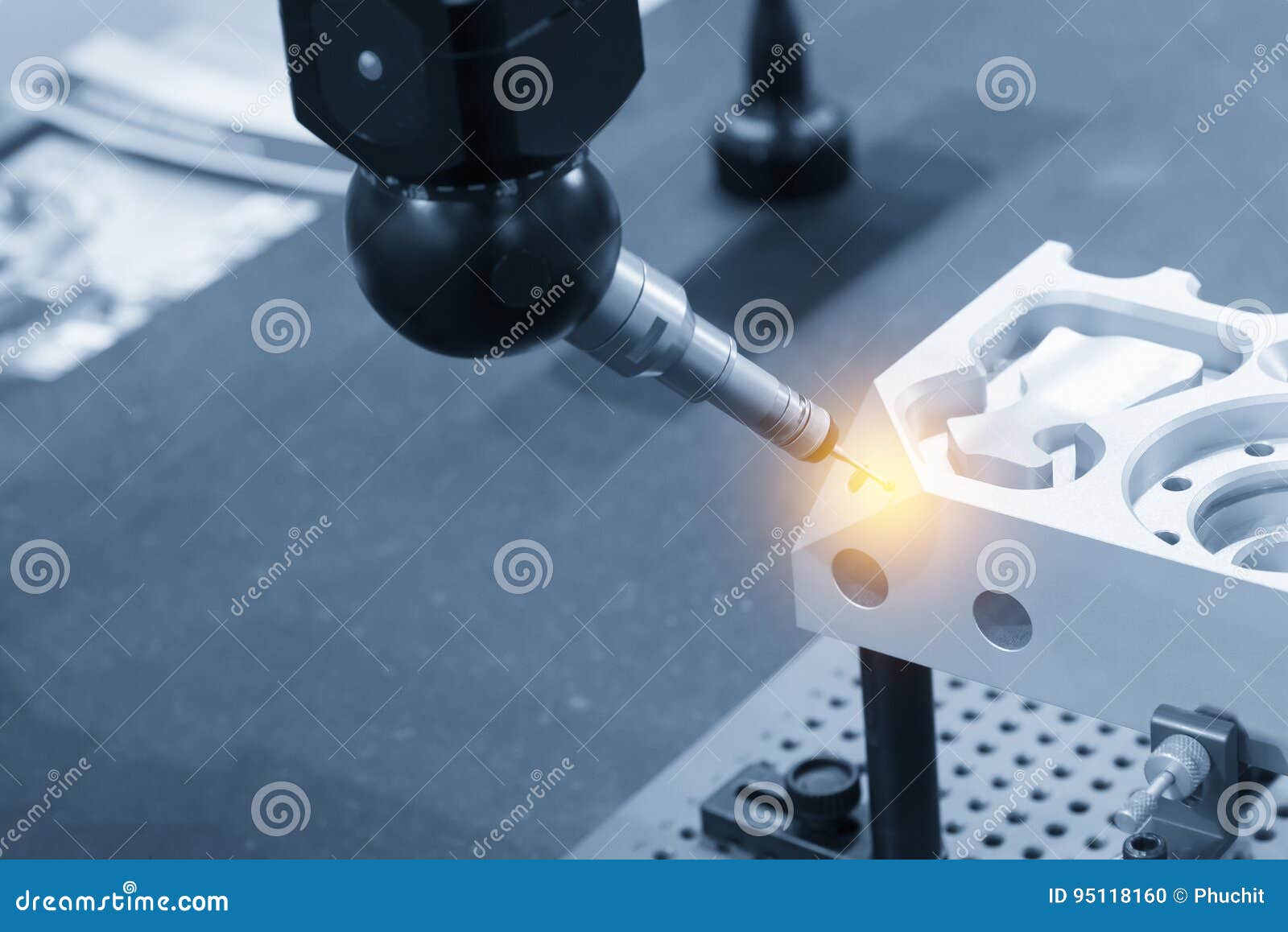 The CMM,Multi Axis Coordinate Measuring Machine Stock Photo - Image of ...