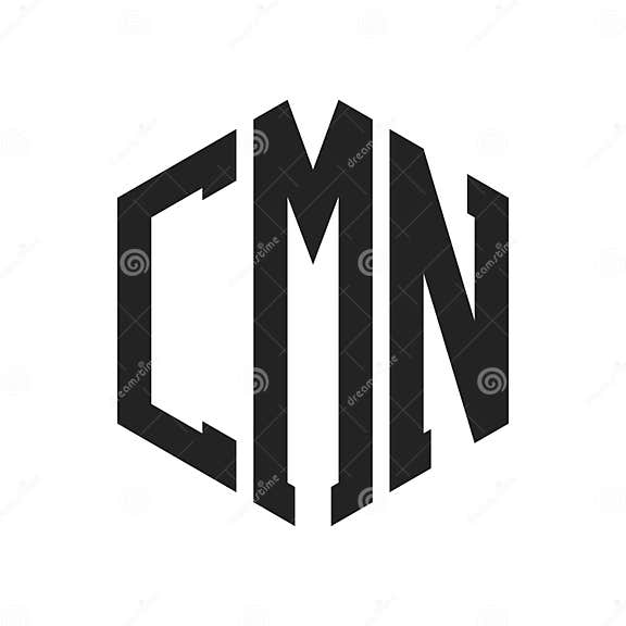 CMN Logo Design. Initial Letter CMN Monogram Logo Using Hexagon Shape ...