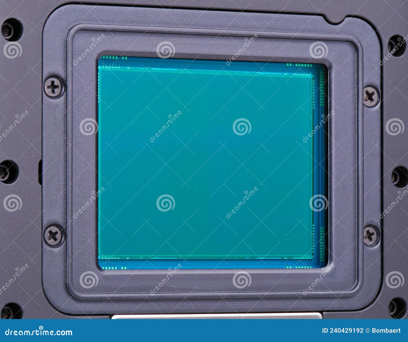 Cmos Camera Sensor on Back Body Stock Photo - Image of closeup ...