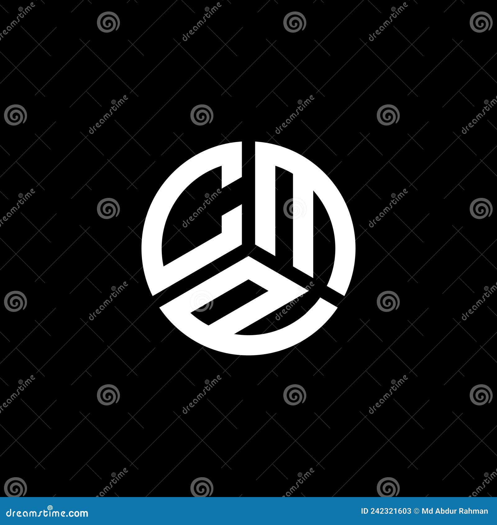 CMP Letter Logo Design On White Background. CMP Creative Initials ...