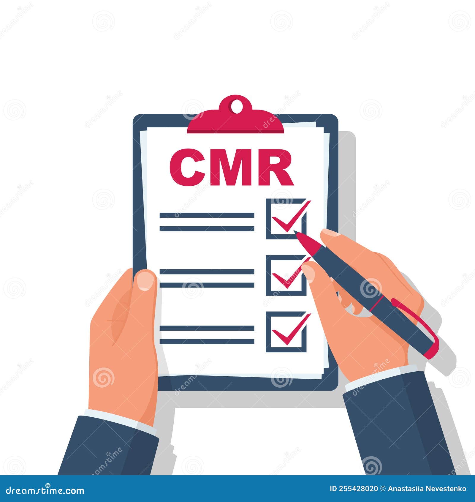 CMR Concept. Shipping Document. Logistics Concept. Worldwide Logistics ...